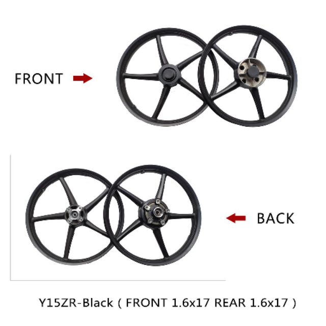 Rim SP522 ENKEI Y150 1.6/1.6 (with bearing ) | Shopee Malaysia