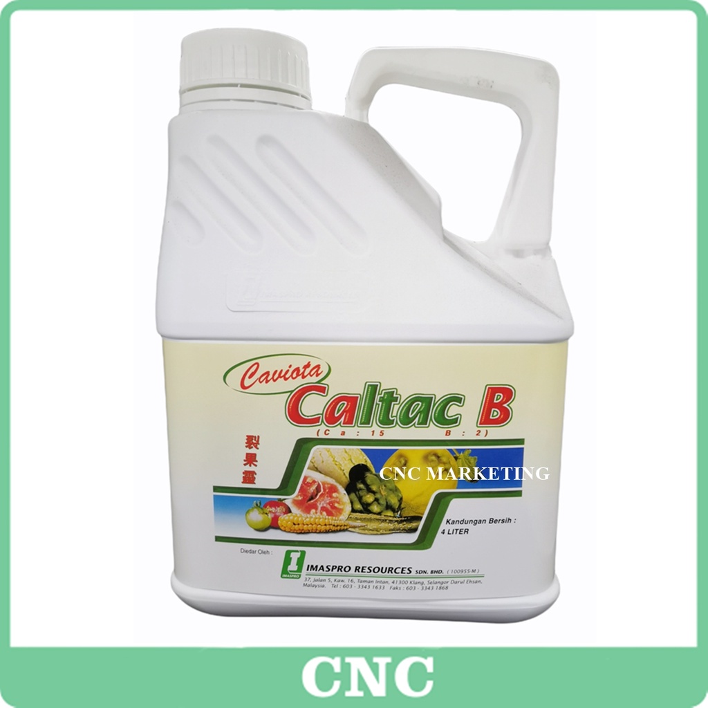 4L Caviota Caltac B Foliar Calcium Boron Baja Liquid Fertilizer Air ...