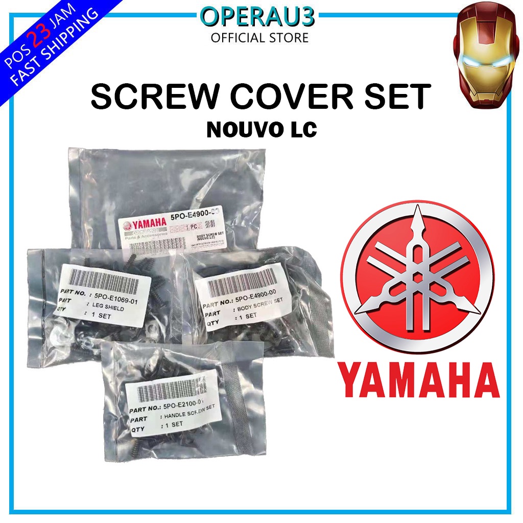 YAMAHA NOUVOLC NOUVO-LC NOUVO LC Screw Cover Set Coverset Skru Body ...