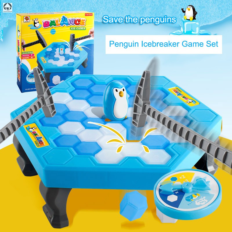 (16)1 Set Small Save Penguin Trap Ice Breaker Game Block Toy Funny ...