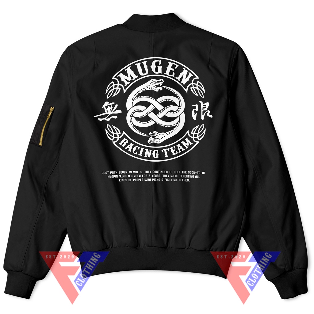 Bomber Jacket SUZURAN HIGH AND LOW THE WORST MUGEN | Shopee Malaysia