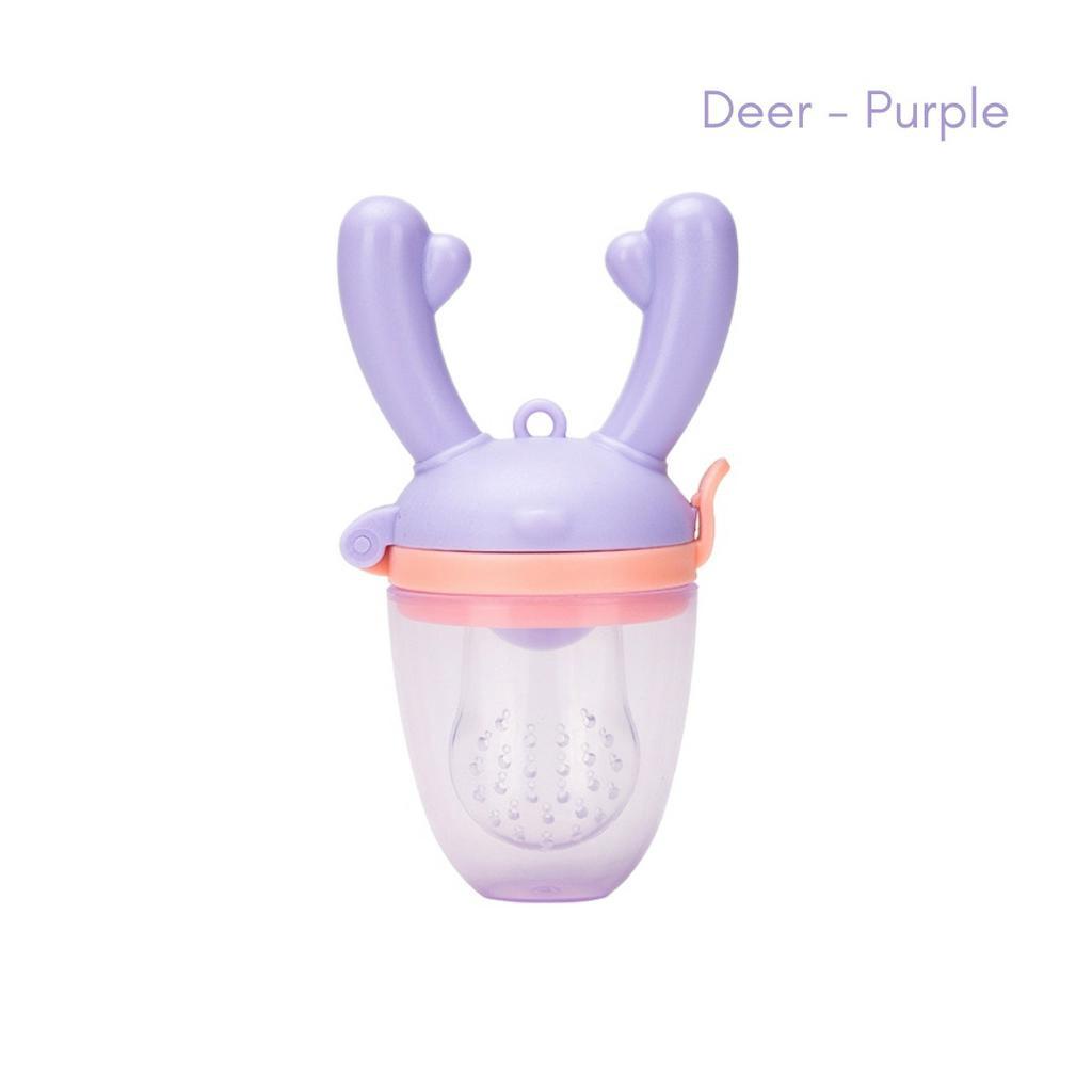 Fruit Suction Cup Silicone Pacifier Handle Peppa Pig Little (With Dust ...