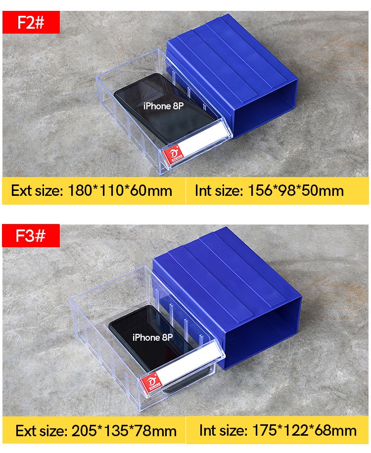 F9 325*207*125MM | Garage Organizer Screw Parts Classification Box ...