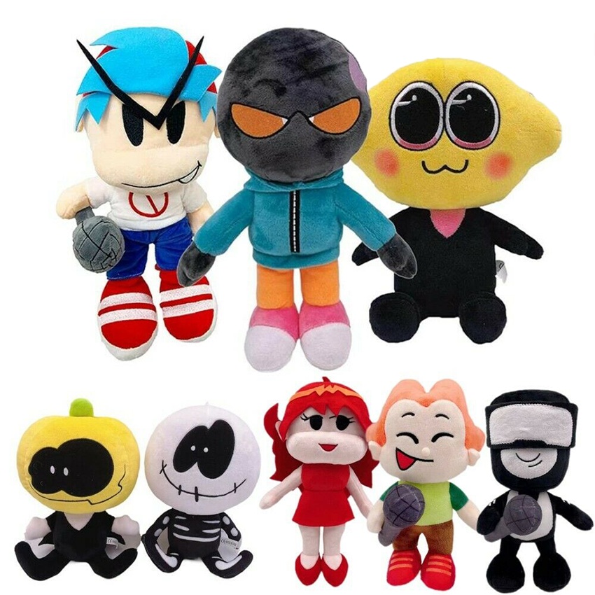 【Ready Stock】Friday Night Funkin Plush Toy FNF Girlfriend Captain Pico ...