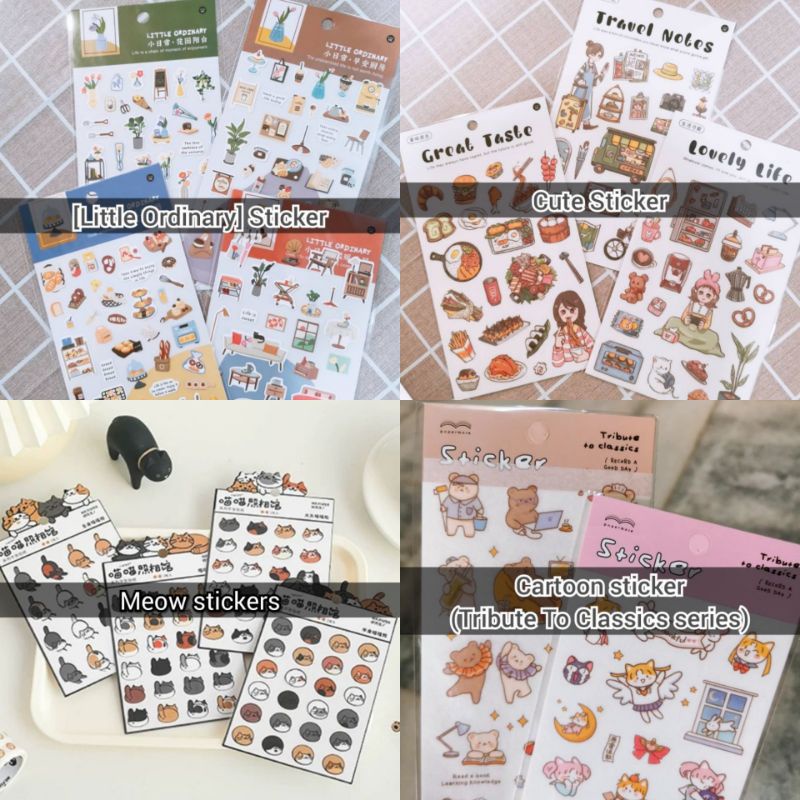 Variety journal sticker (good for decorations, journaling & crafting ...