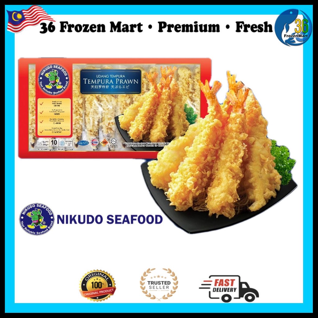 Halal Nikudo Tempura Prawn Prawn Seafood Udang Tempura Frozen Food ...