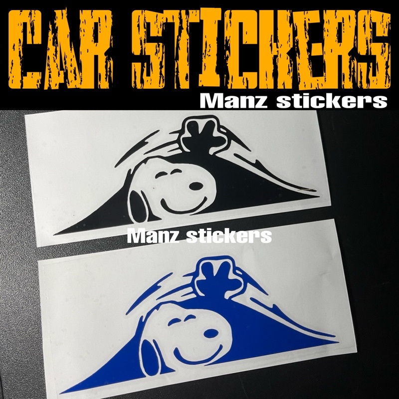 PEEKING SNOOPY / CAR STICKER | Shopee Malaysia