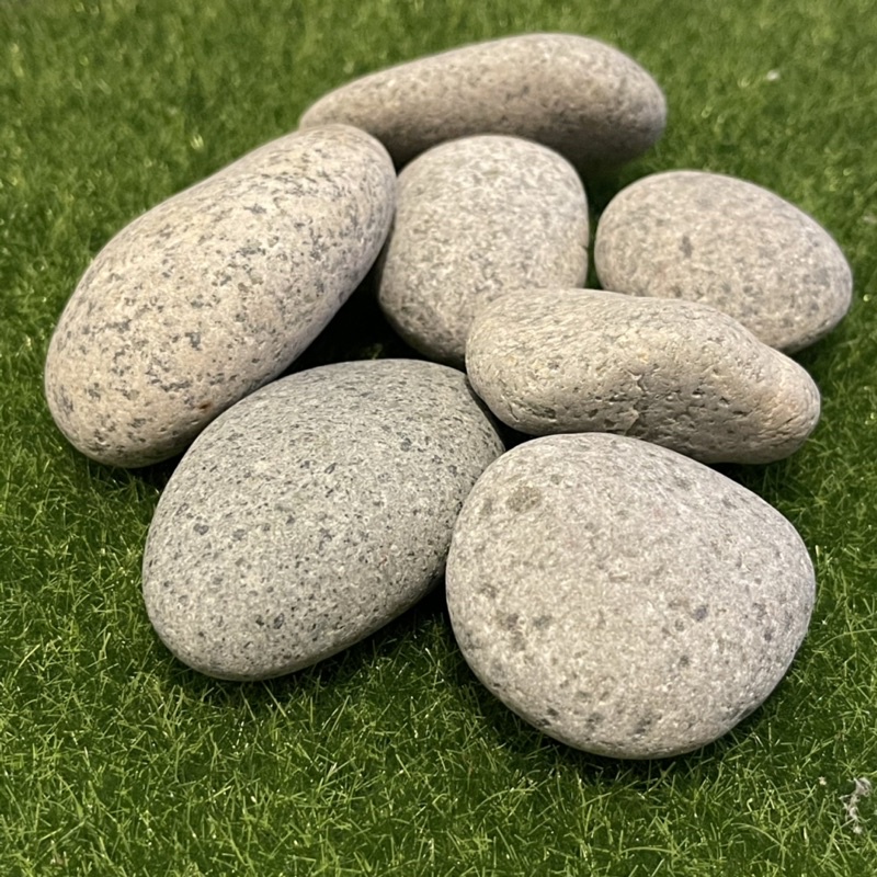 3-5cm 1kg Natural River pebbles stone Grey rocks 天然河石 Garden Deco ...