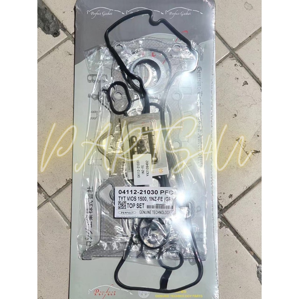 TOYOTA NCP42 NCP93 1NZ-FE ENGINE TOP SET GASKET (CARBON HEAD) PERFECT ...