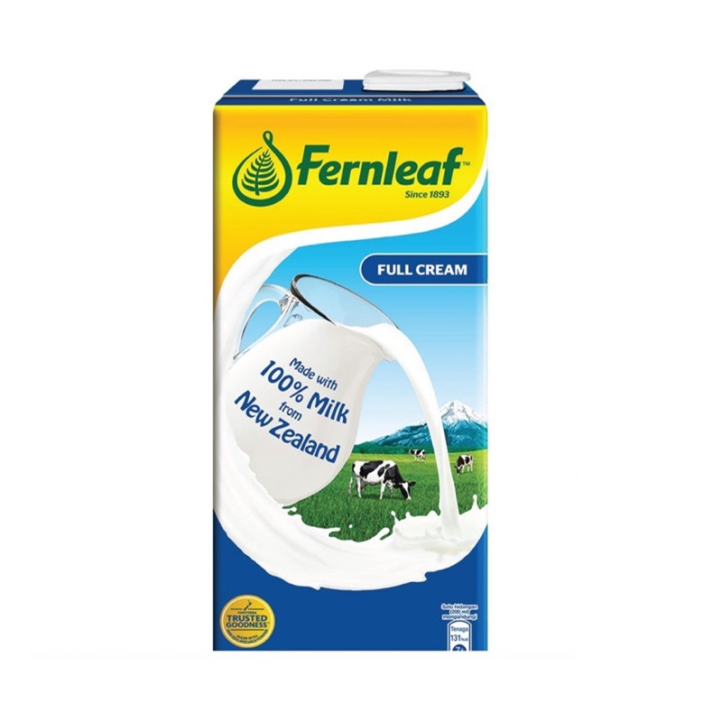 Fernleaf UHT Milk 1L x 12s (LOW FAT/PENUH KRIM/CHOCOLATE) | Shopee Malaysia