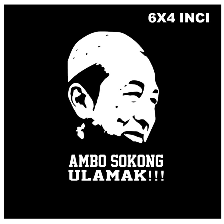 STICKER AMBO SOKONG ULAMAK ( USTAZ AZHAR IDRUS ) | Shopee Malaysia