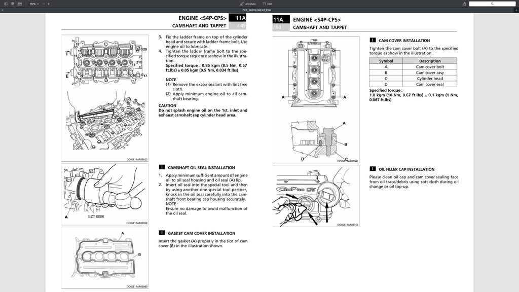 PROTON EXORA BOLD FZ CPS/CFE (2009-2017) SERVICE WORKSHOP MANUAL ...