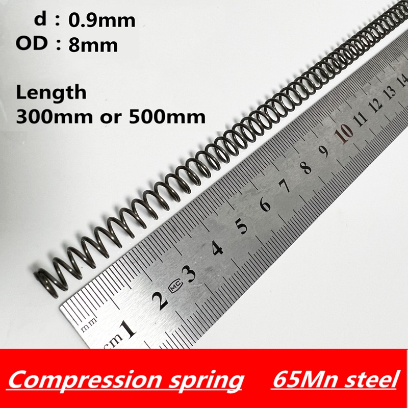 Long spring compression spring small spring length 300mm/500mm | Shopee ...