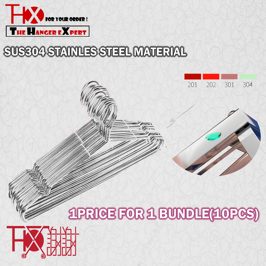 Stainless Steel Hanger SUS304 Grade Best Quality 10Pcs 3mm 42cm Long ...
