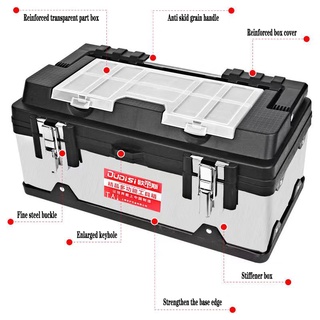 Toolbox Tetapkan Besar Multi-Function Home Tool Tool Box Tebal Membaiki ...