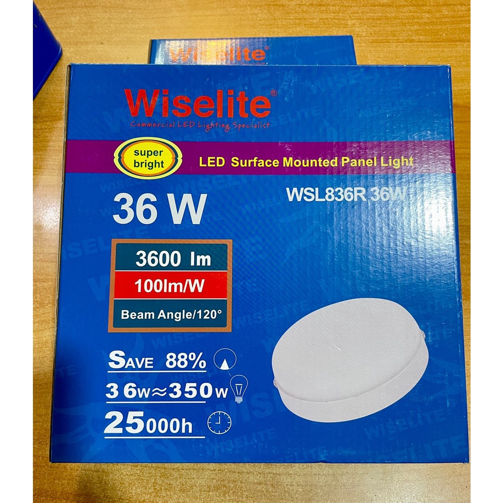 WISELITE / GLOZONE 24W/36W/48W LED SURFACE DOWNLIGHT WSL824R / WSL836R 24W / 36W SURFACE MOUNTED ...