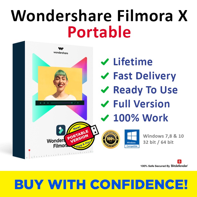 Wondershare Filmora X Portable For Windows 64 bit (Full Version ...