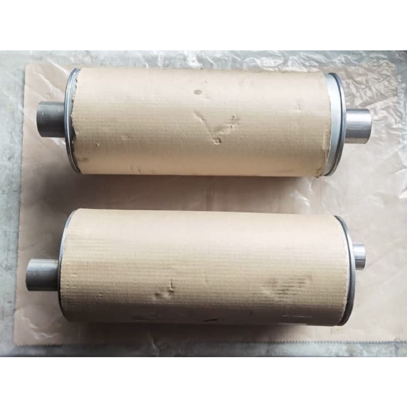 Lorry 7” round muffler 2.5" x 16”/ 18” modify car exhaust Sflow ...