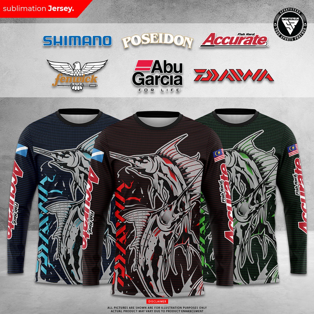 [LAST STOCK SIZE S] JERSEY FISHING LONGSLEEVE BAJU MEMANCING | Shopee ...