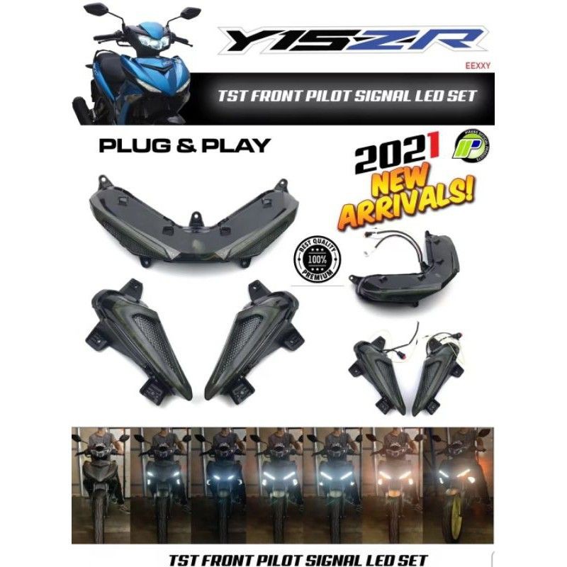 Yamaha Y15ZR TST Pilot Light And Signal Full LED AUDY Model Exciter150 ...
