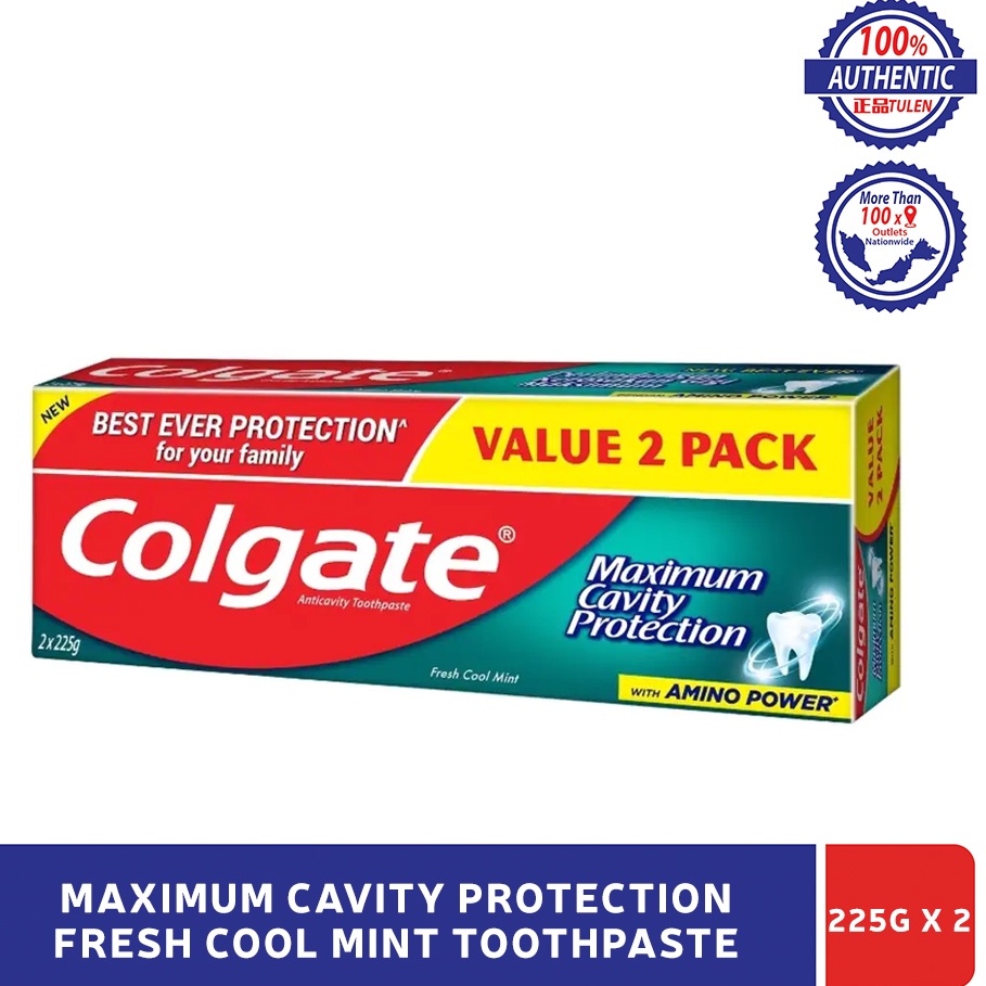 Colgate Maximum Cavity Protection Fresh Cool Mint Toothpaste Valuepack ...