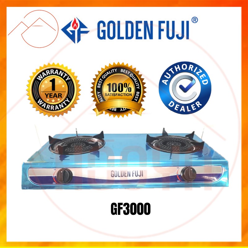 Golden Fuji 2 Burner Gas Cooker PowerFul Burner Gas Stove GF3000 ...