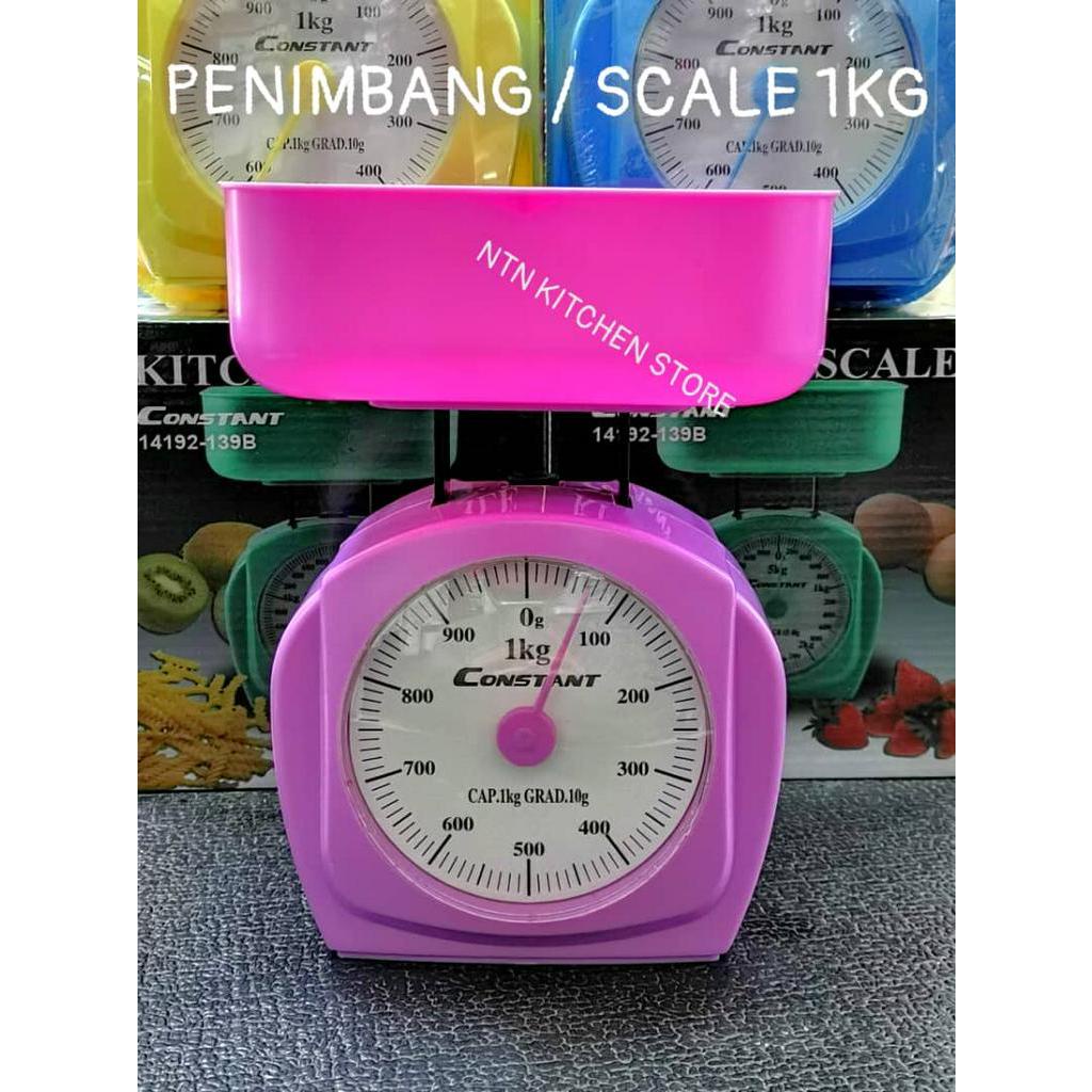 Constant Kitchen Scale / Penimbang 1KG ( Random Colour ) | Shopee Malaysia