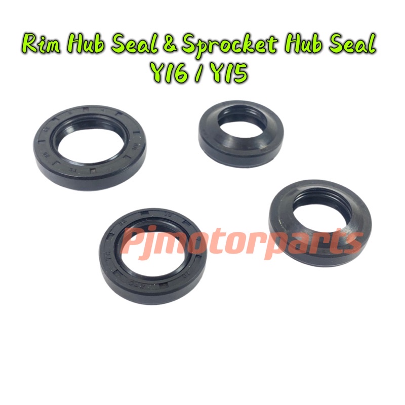 Y16 Y16ZR Y15 Y15ZR - Front & Rear Hub Sport Rim Bearing Oil Seal ...
