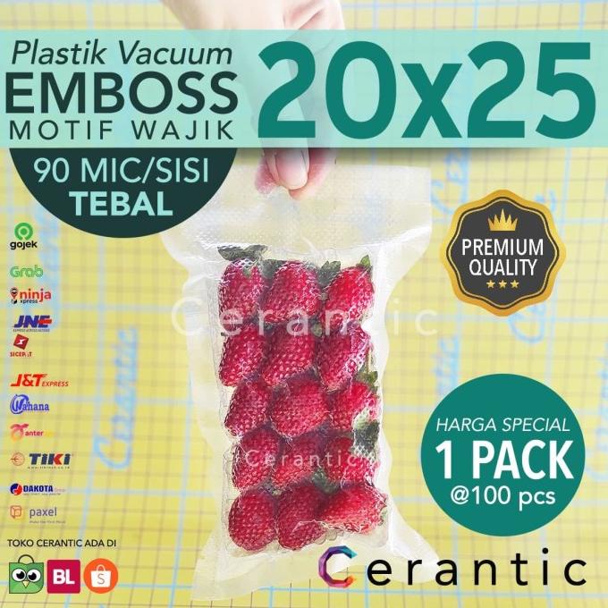 Emboss Vacuum Plastic 20x25 / Vacuum Bag Embossed 100pcs | Shopee Malaysia