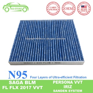 N95 PM 2.5 Cabin Air Filter Saga BLM FL FLX BLM Persona VVT Iriz Sanden ...