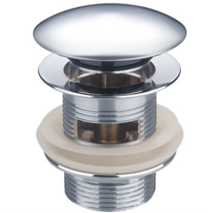 SEMENYIH Bathroom Pop Up Sink Basin Waste Overflow Push Button Water ...