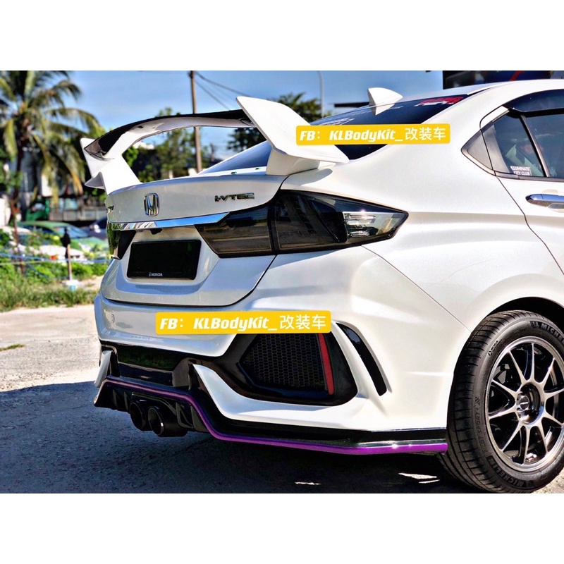 " READY STOCK " HONDA CITY TYPE R Spoiler GM6 GM6FL 2014 2015 2016 2017 ...