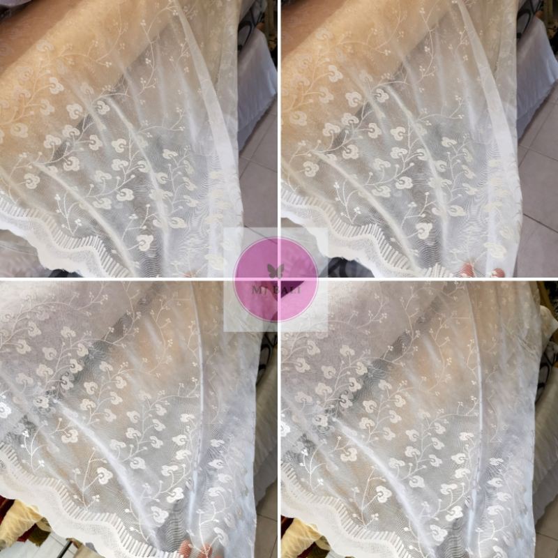 Kain Lace Langsir Bidang 110" / WIDHT 110 INCHES | Shopee Malaysia