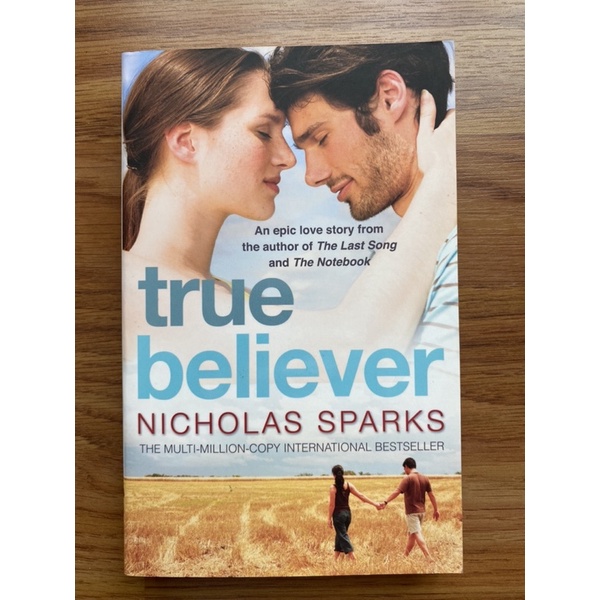 True Believer (Jeremy Marsh & Lexie Darnell #1) by Nicholas Sparks ...