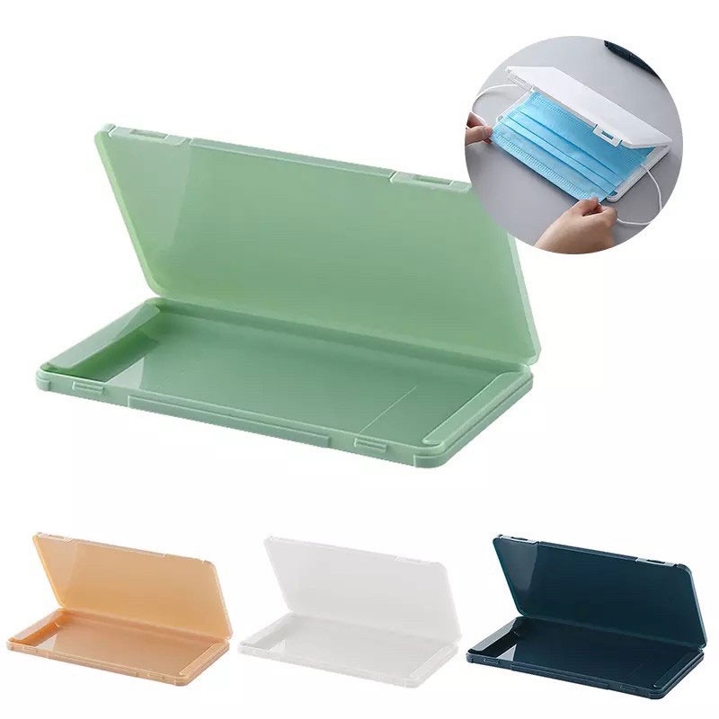 Portable Disposable Face Masks Holder Dust Proof Mask Storage Organizer ...