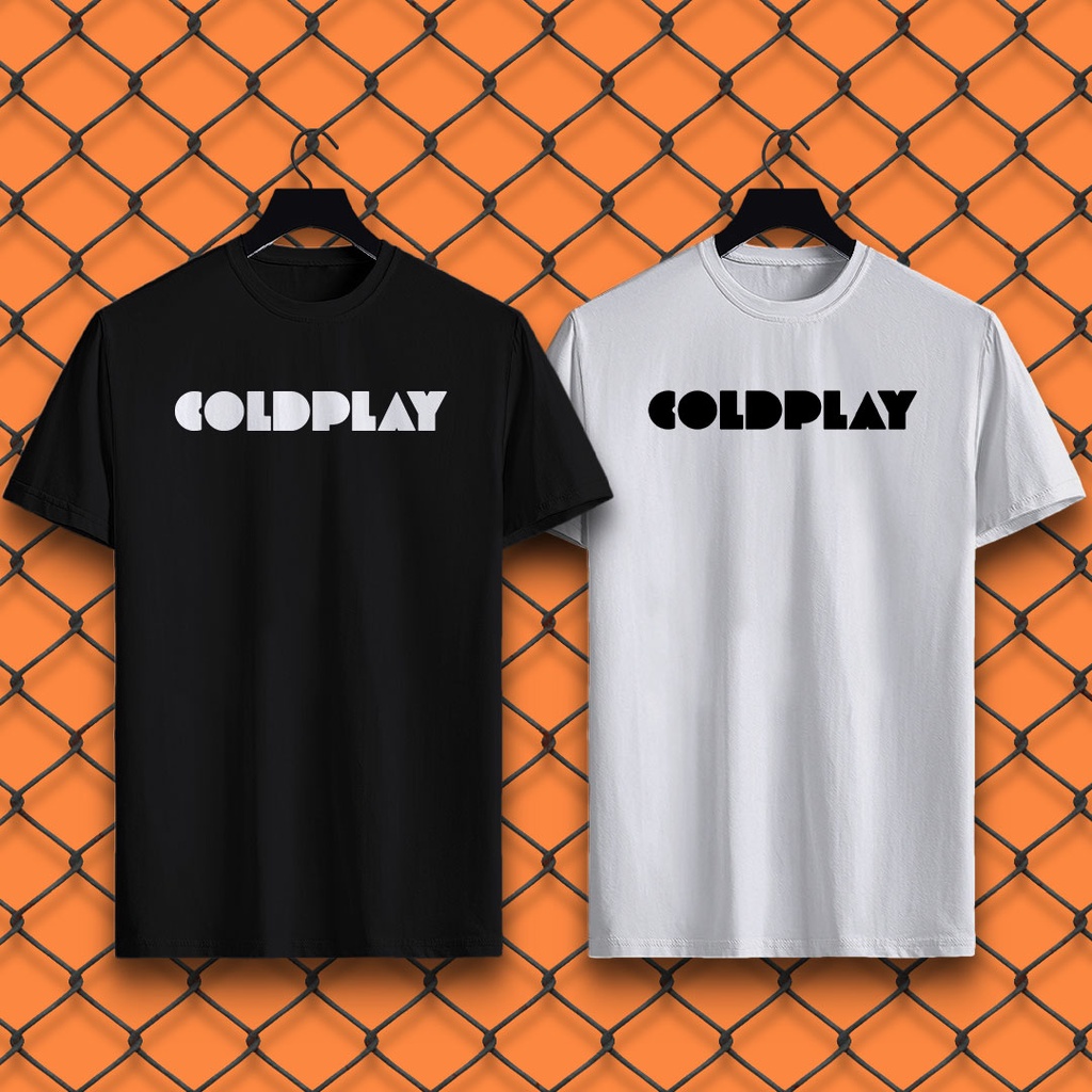 Hot Rock Band T-shirt COLDPLAY 100% Cotton Streetwear Style Unisex ...