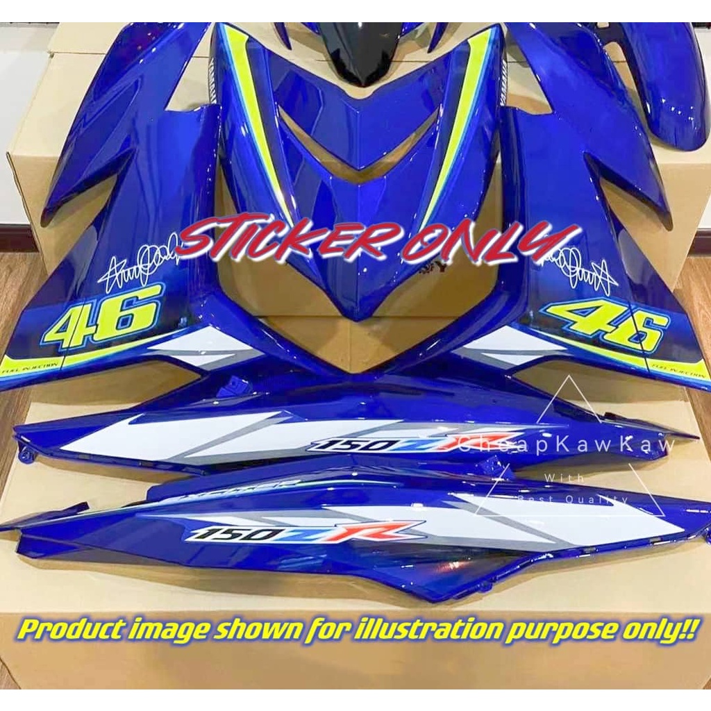 Y15 Y15ZR V1 V2 LC150 VR 46 ( 54 ) limited Edition Body Cover Stripe ...