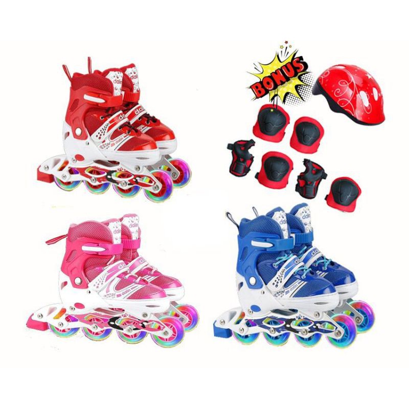 Power SUPERB Inline Skate Roller Skates Model BAJAJ / | Shopee Malaysia
