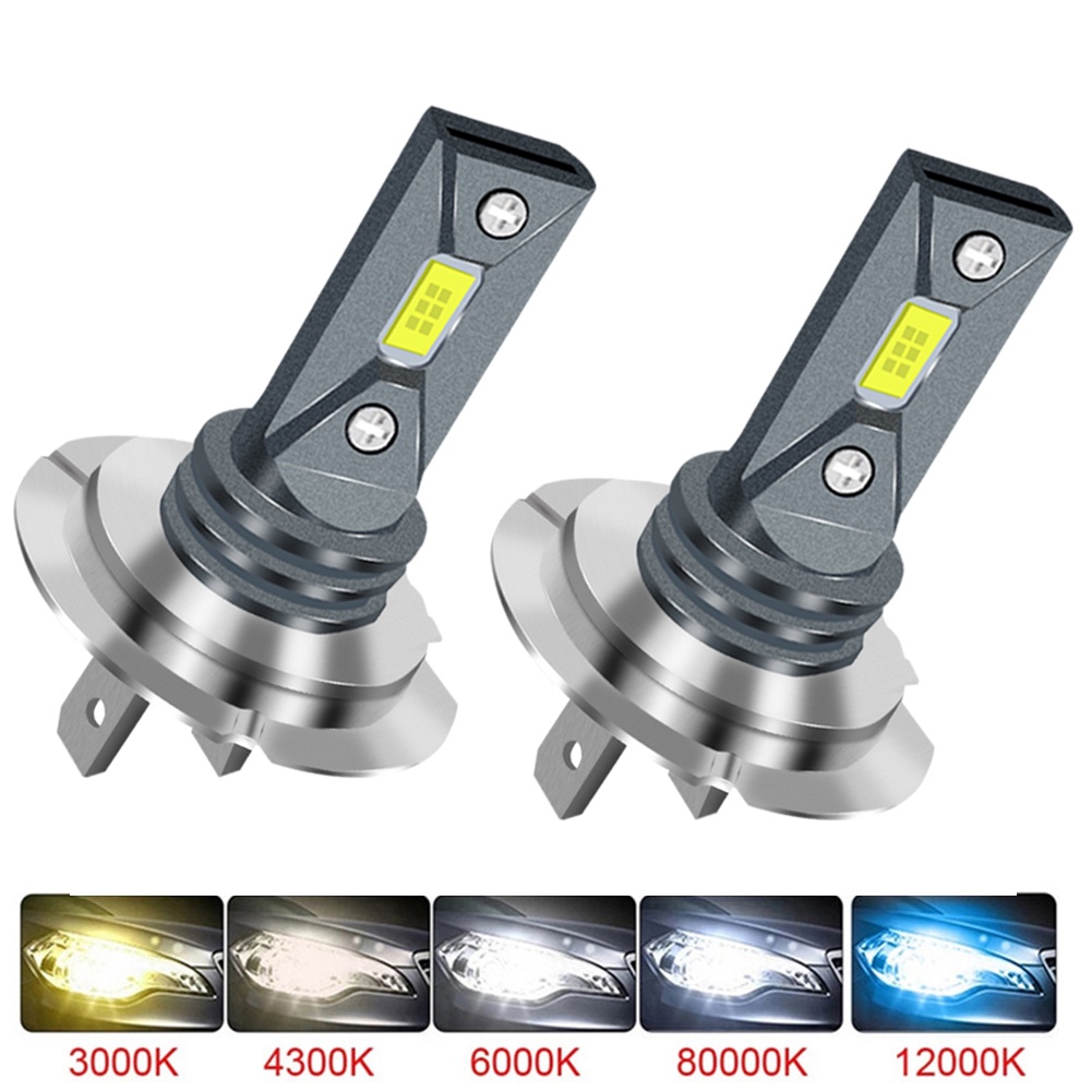 2Pcs H7 LED Light Mini Super Bright H4 H1 H3 Car Fog Light H8 H11 H9 ...