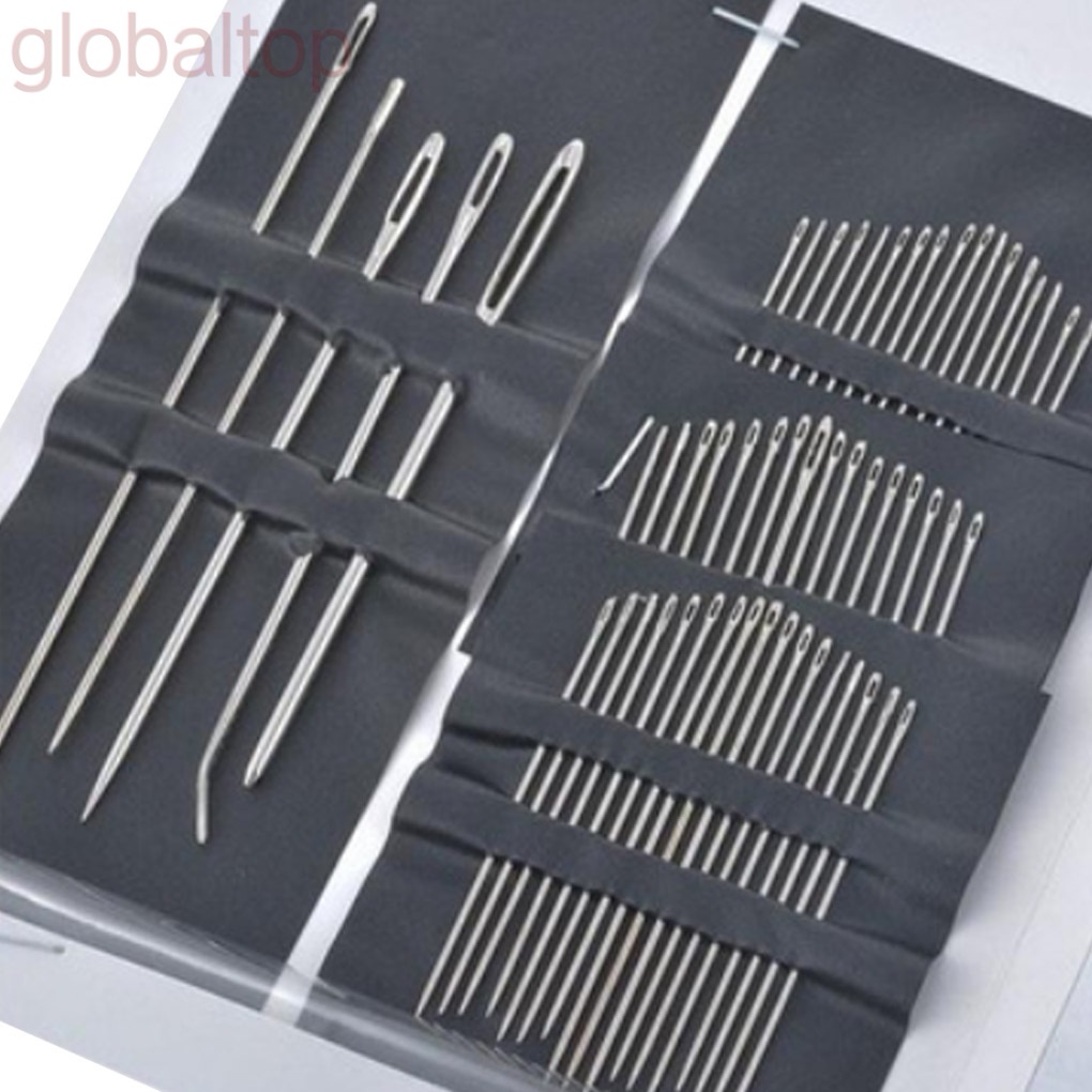 55Pcs/set Premium Hand Sewing Needles Sewing Repair Stainless Steel ...