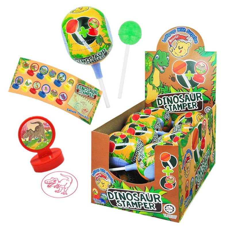 [Ready Stock] Beardy Lollipop With Surprise - Dinosaur Stamper 10g ...
