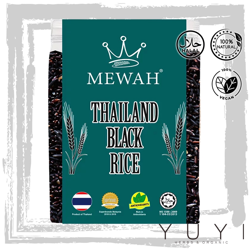 【Mewah】Thailand Black Rice - 1kg | Shopee Malaysia