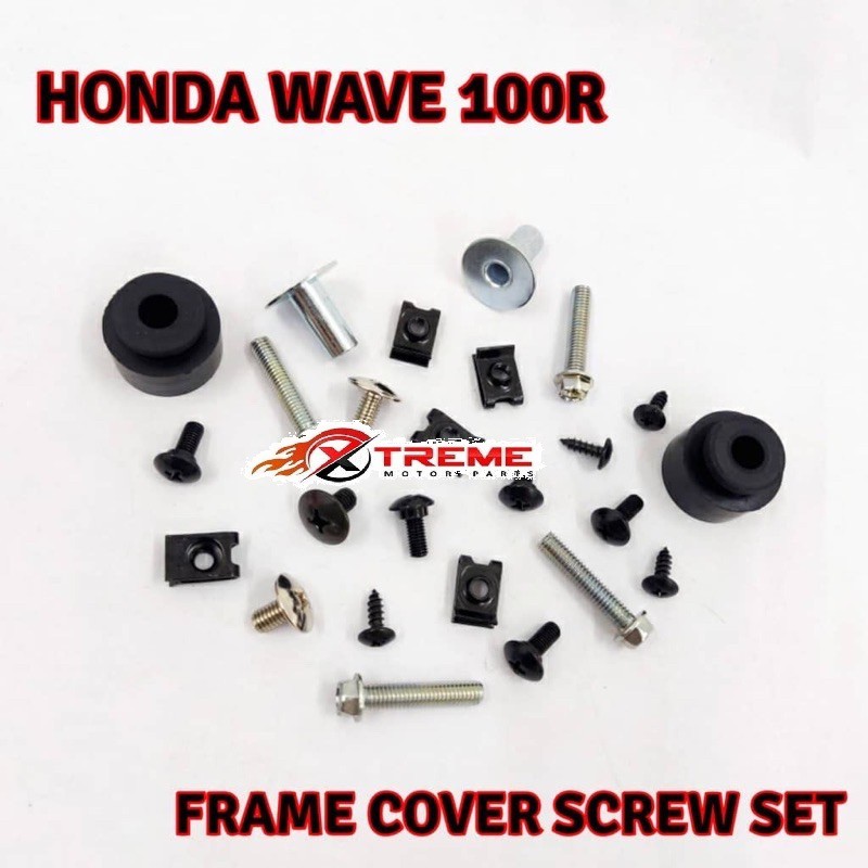 HONDA WAVE100R WAVE 100R W100R BODY COVER SET SCREW CLIP BOLT RUBBER ...