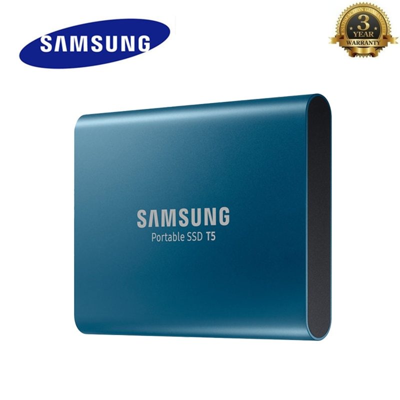 SAMSUNG T5 External SSD USB3.1 Gen2 (10GBps) 500GB Hard Drive External ...
