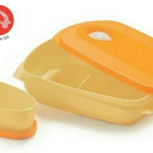 Tupperware Reheatable Divided Lunch Box | Shopee Malaysia