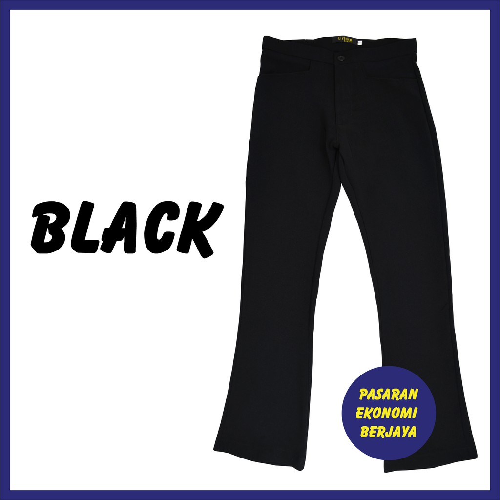 SELUAR SLEK WANITA JUMBO BOOTCUT SLACK PANTS WOMEN URBAN DESIGN SELUAR ...