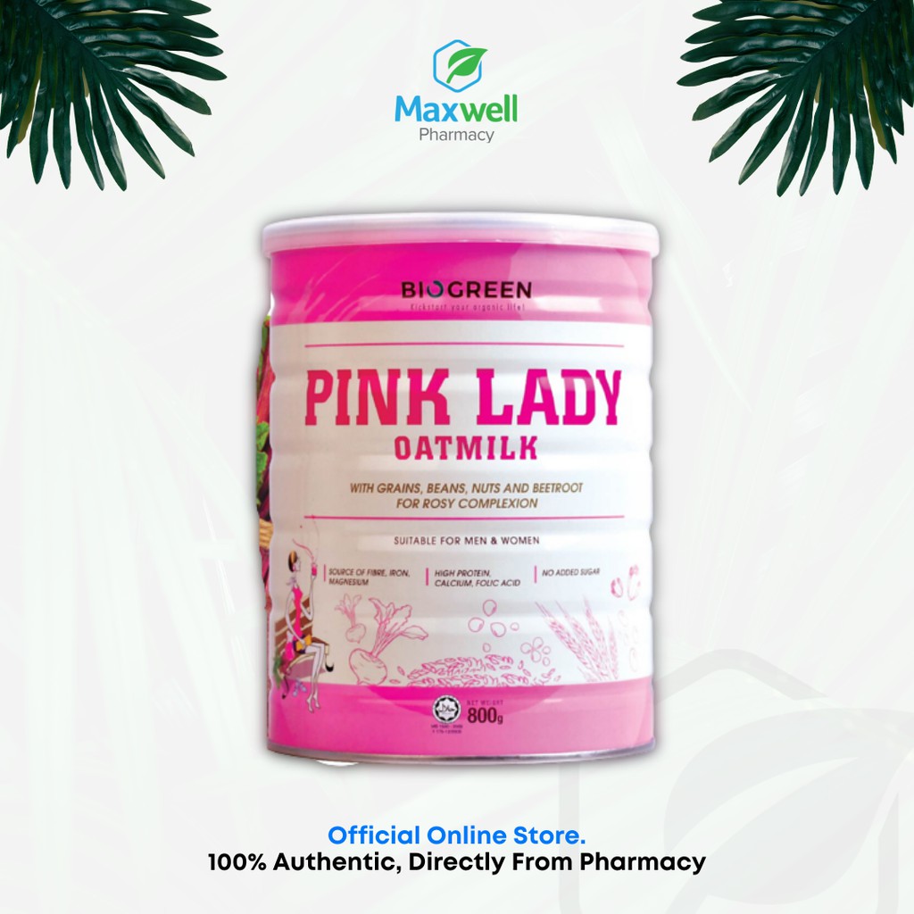 BIOGREEN Pink Lady Oatmilk 800g | Shopee Malaysia