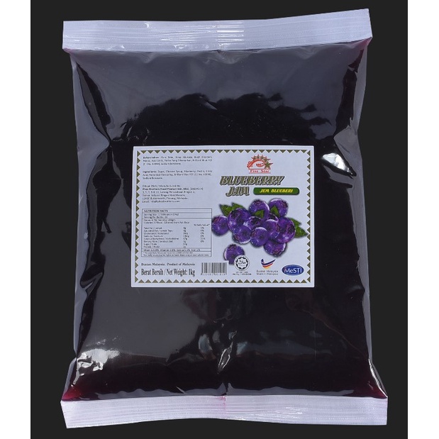 Blueberry Jam / Jem Blueberi 1kg | Shopee Malaysia