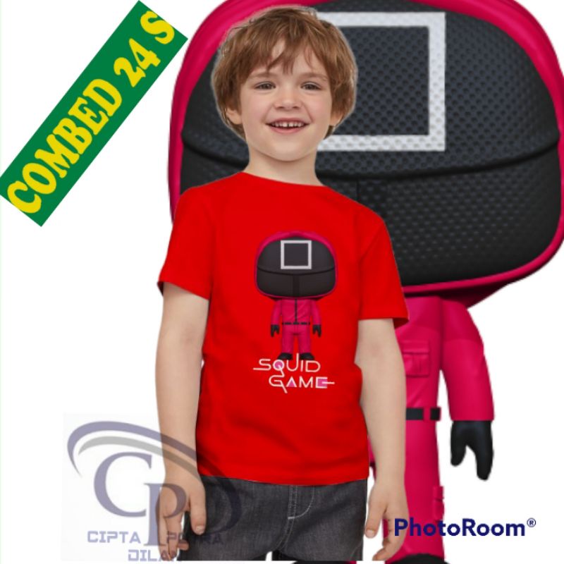 Squid GAME Children's T-shirts Children's clothes/Boys' T-shirts Girls ...