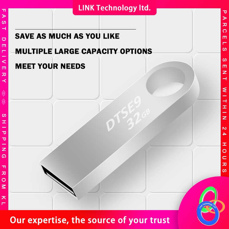 Kingston Data Traveler Usb Flash Disk 8GB/16GB/32GB/64GB/128GB USB 2.0 ...